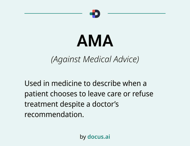 AMA Medical Abbreviation: Meaning in Healthcare