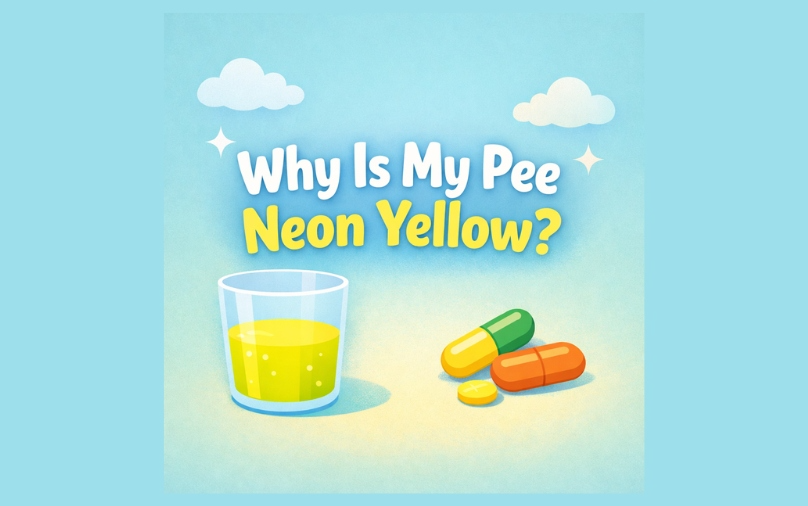 Why Is My Pee Neon Yellow? Causes and When to Worry