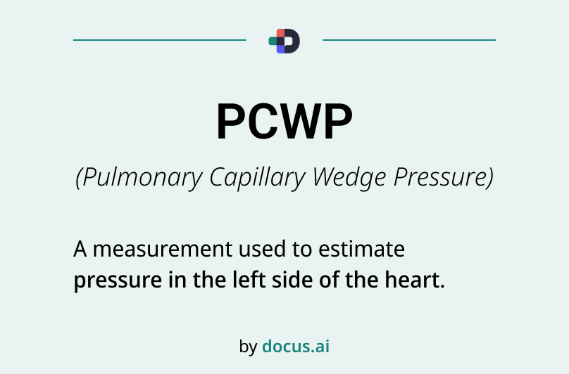 PCWP Medical Abbreviation: Meaning in Critical Care