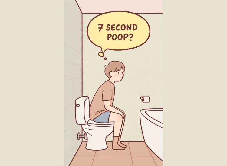 7 Second Poop Method: Myth or a Real Digestion Hack?